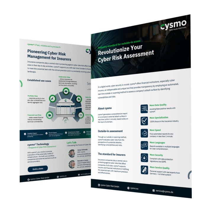 cysmo® Overview Flyer | Download - cysmo